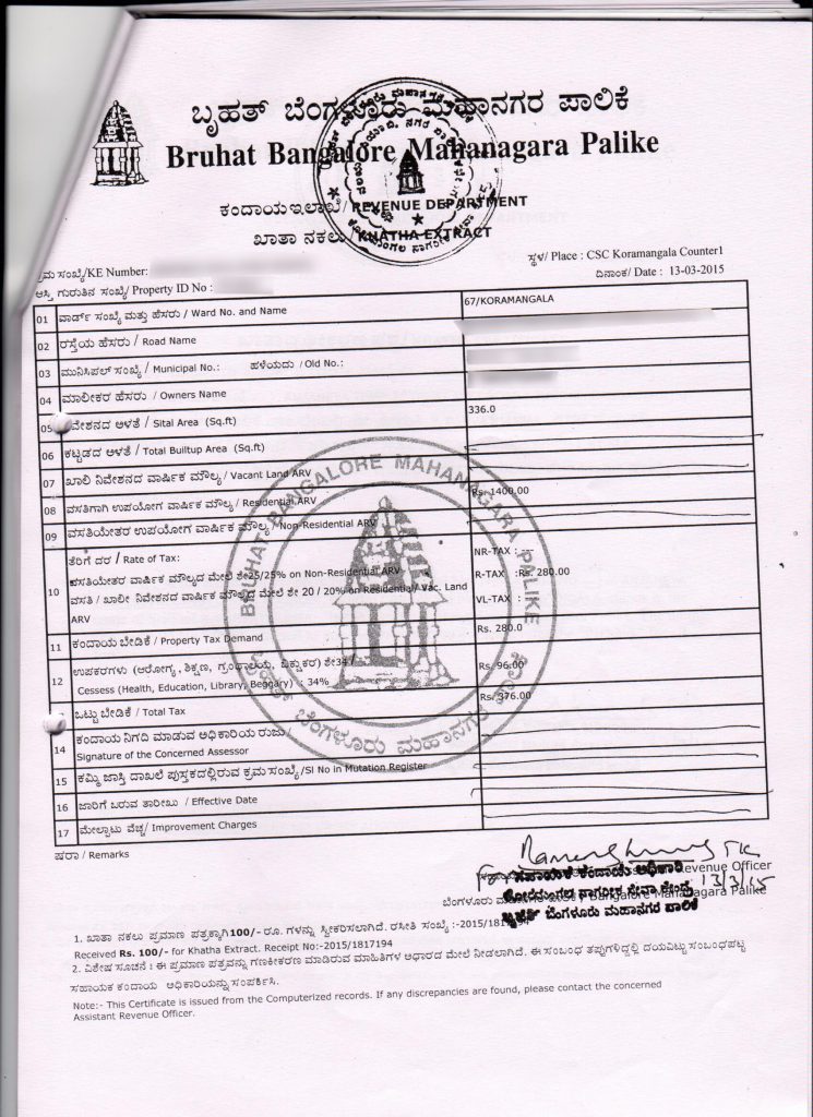 A continuum of housing document types in Bengaluru slums | India Housing Report